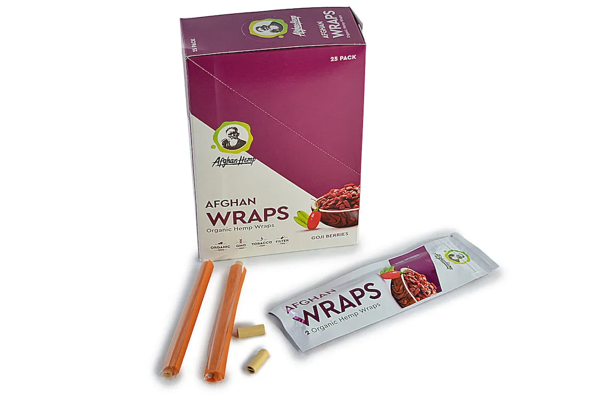 Afghan Hemp Goji Berry Blunt Wraps | BDD Wholesale | Wraps