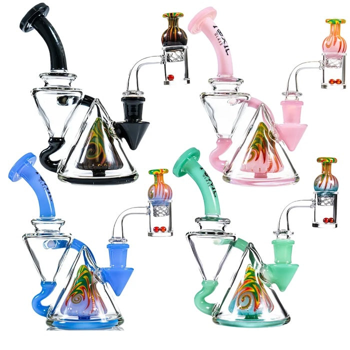Toxic Pyramid Wigwag Recycler Rig | BDD Wholesale | Water Pipe ...