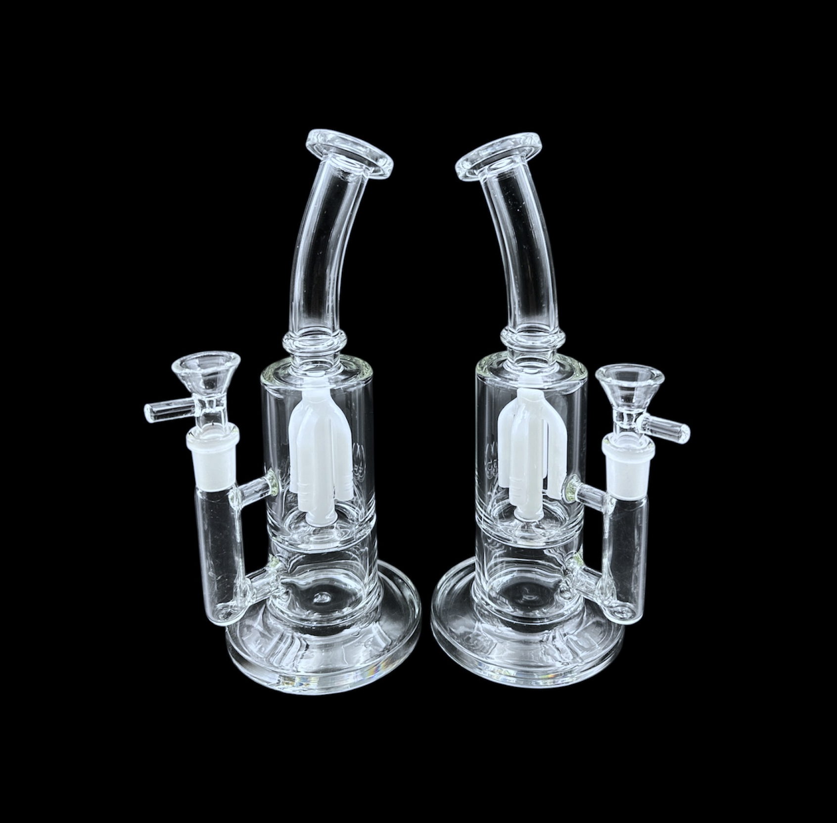 Glass Water Pipe - Rig w/ Jelly Perc (10") | BDD Wholesale