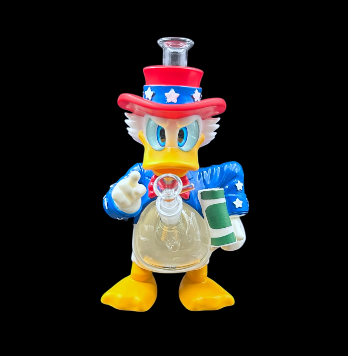 Glass Water Pipe - Uncle Duck (11") | BDD Wholesale | Water Pipes